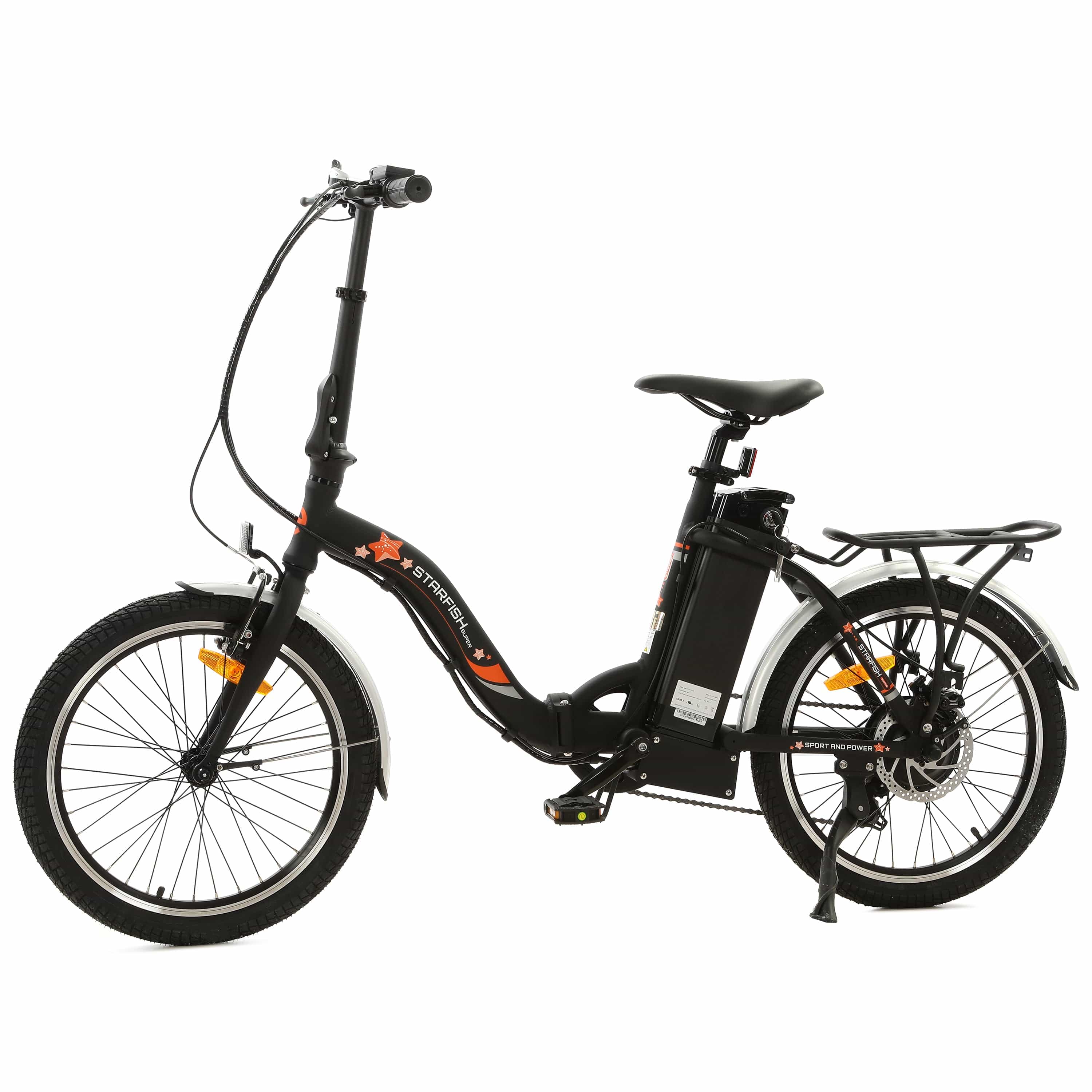 Ecotric - Starfish Portable and Folding Electric Bike (20-inch UL Cert ...